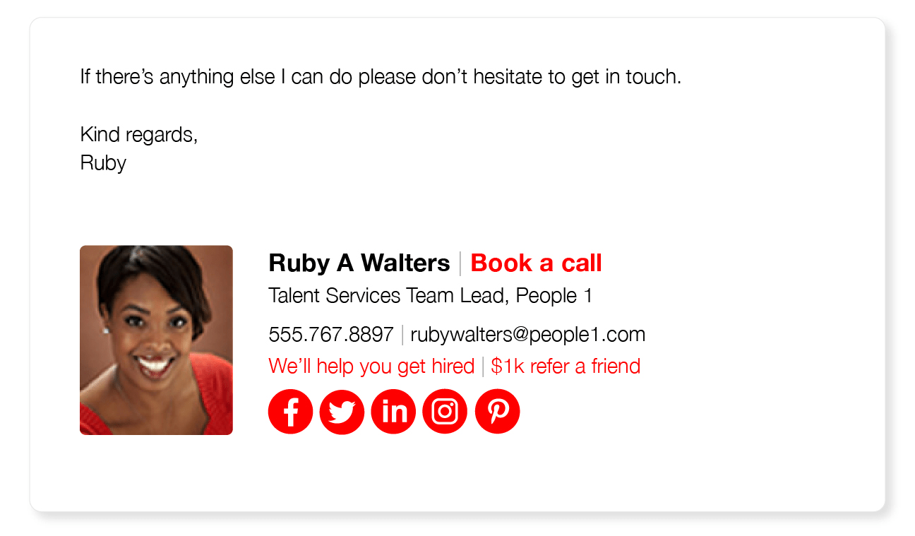 How To Design Beautiful Email Signatures That Draw Attention - MeritLine