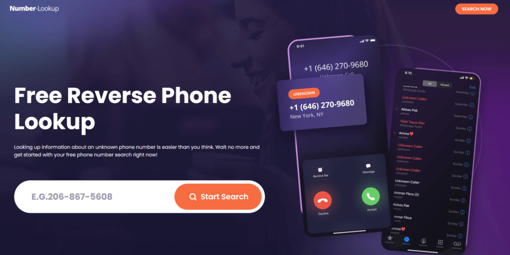 10 Best Free Reverse Phone Number Lookup Sites (No Charge) - MeritLine