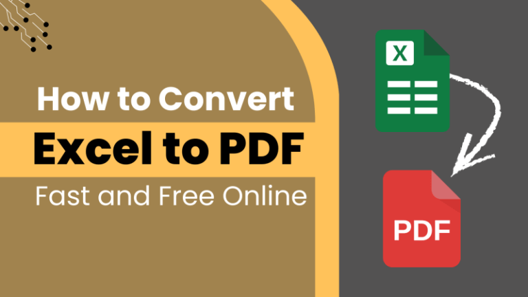How to Convert Excel to PDF Fast and Free Online - MeritLine